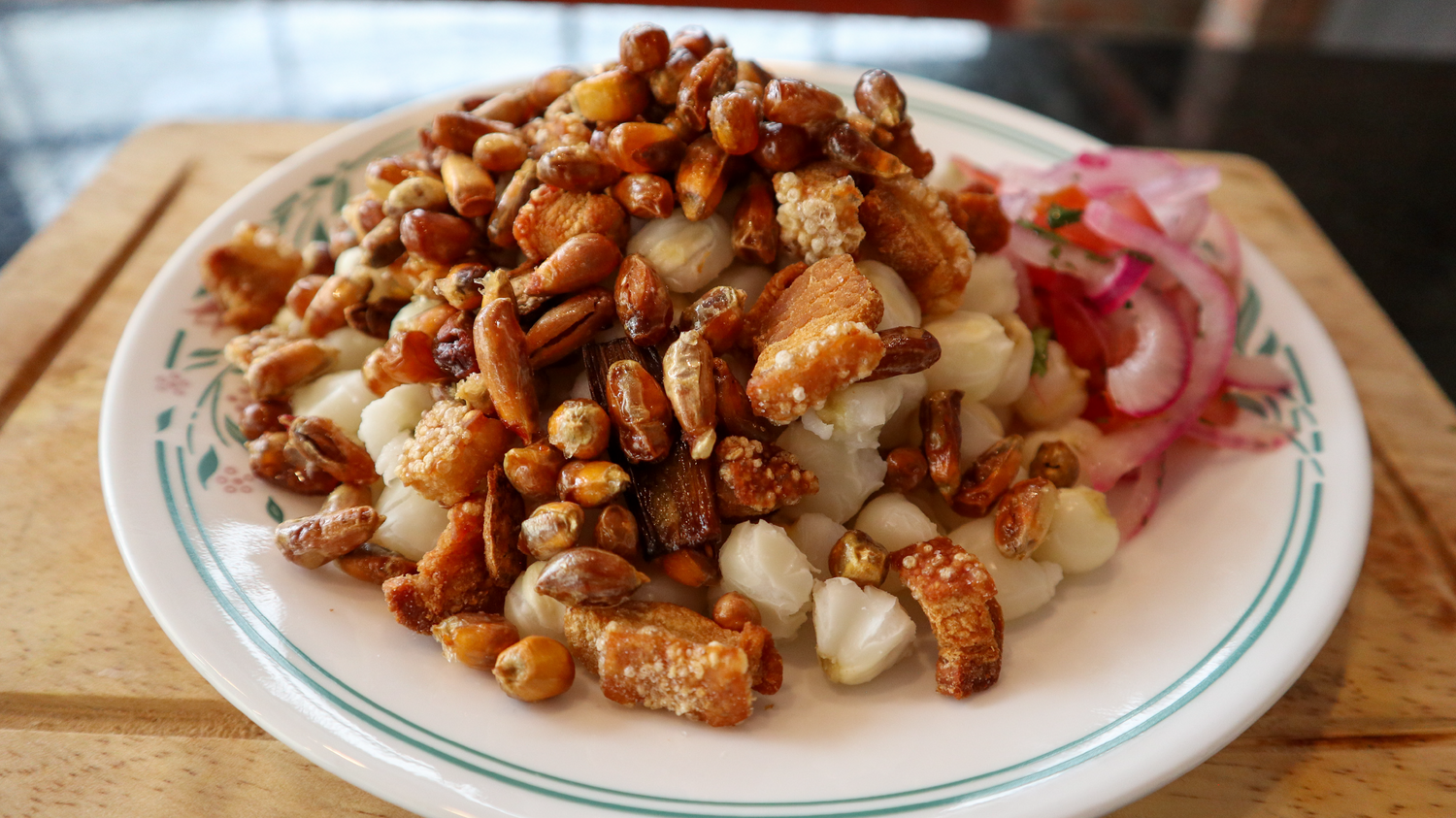 Cómo Hacer MOTE con CHICHARRÓN – Sello Azul